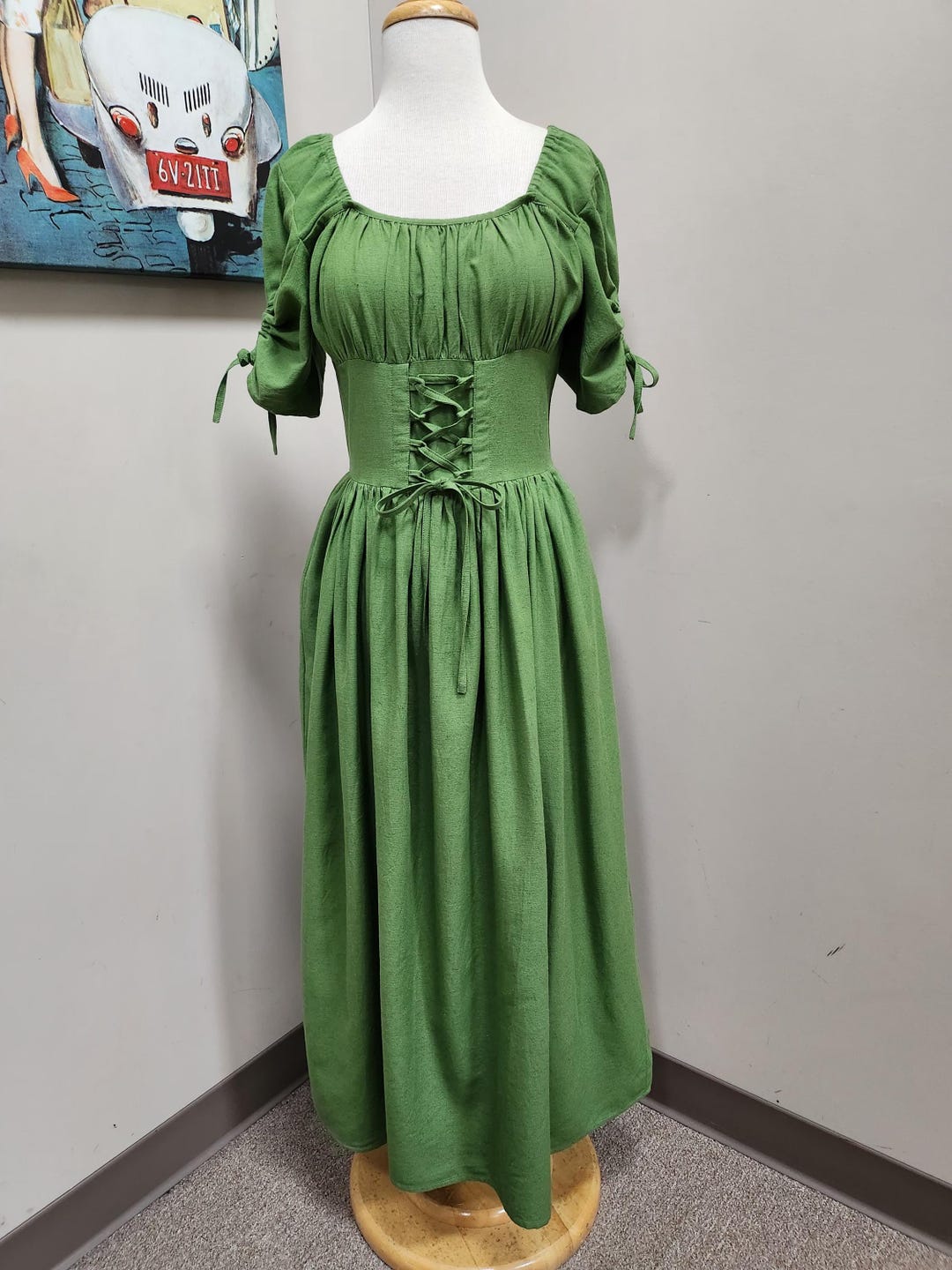 Cottagecore Dress With Pockets (linen Blend) Renn Faire, Festival ...