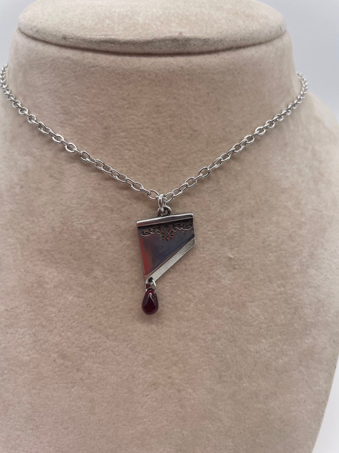 Marie Antoinette Guillotine Necklace | Blade and Blood | Fine English ...