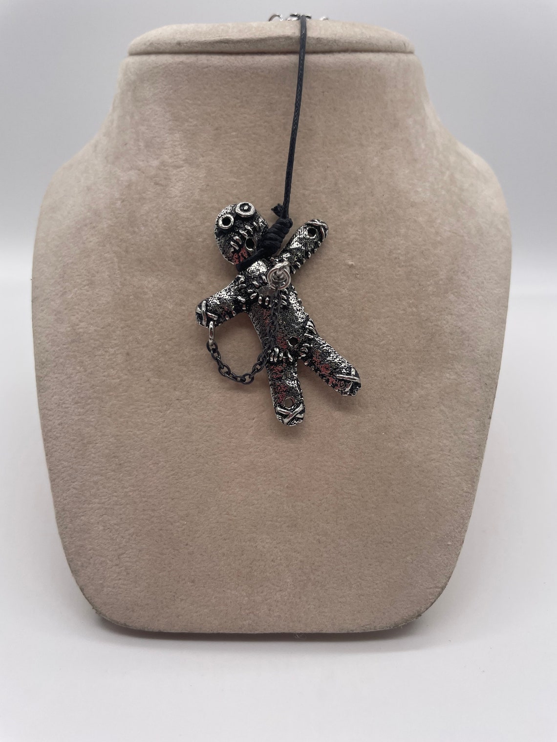 Voodoo Doll Pendant Necklace | Fine English Pewter | Witchy Gothic ...