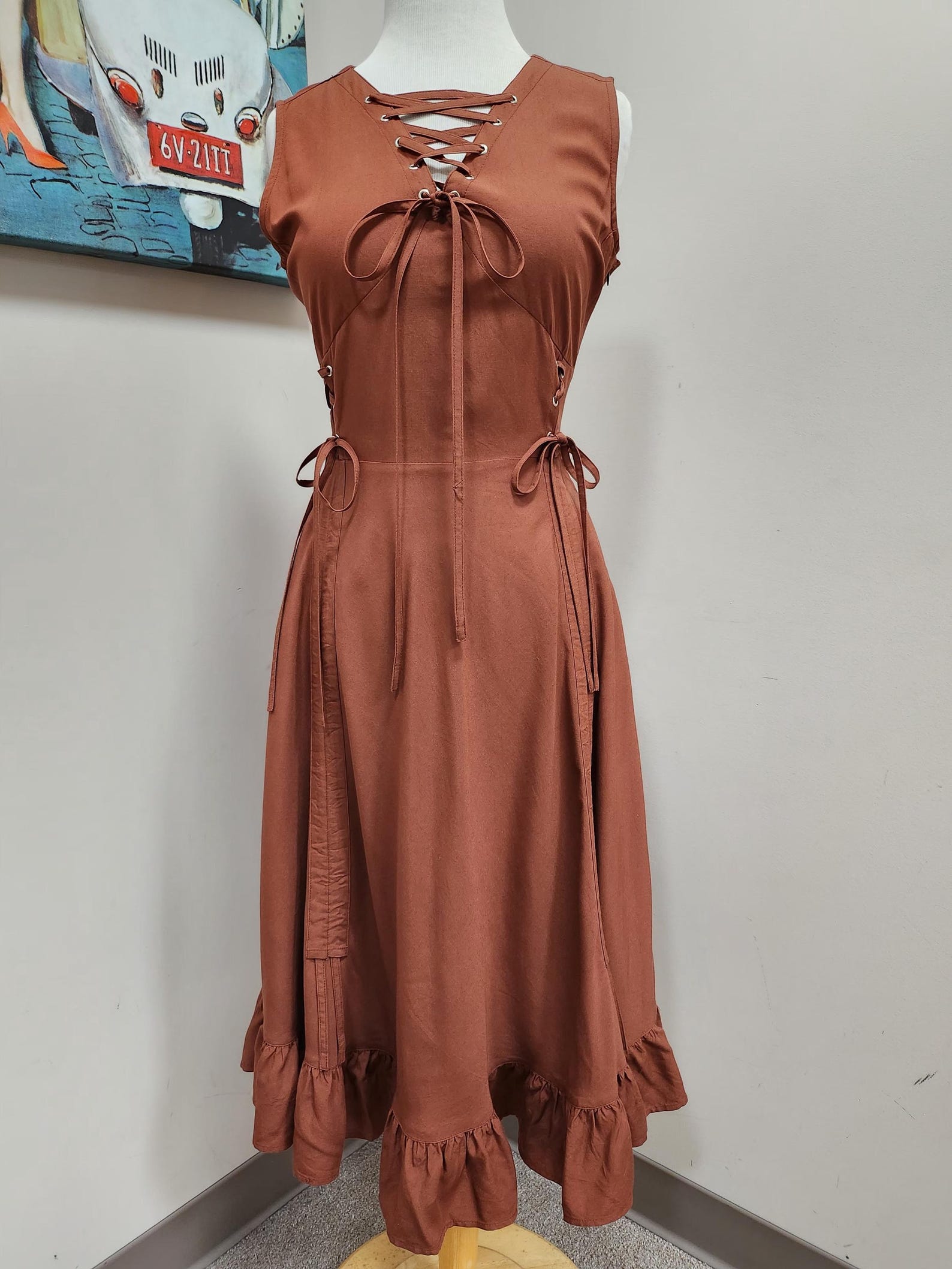 Cottagecore Dress With Pockets (100% Rayon) Renn Faire, Festival ...