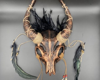 Goat Skull Mask | Etsy