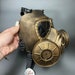 Gold Gas Mask Steampunk Post Apocalyptic Diesel Punk Fantasy - Etsy