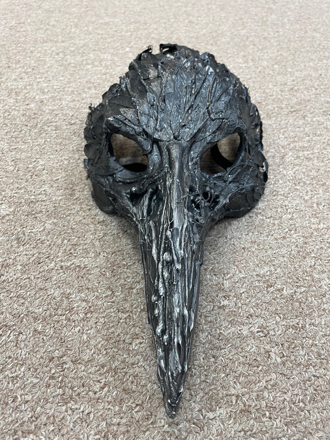 Bird Beak Mask/headwear Crow Plague Doctor Feathered Shaman Witch ...