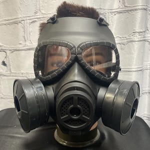 Gold Gas Mask | Steampunk Post Apocalyptic Diesel Punk Fantasy Cosplay ...