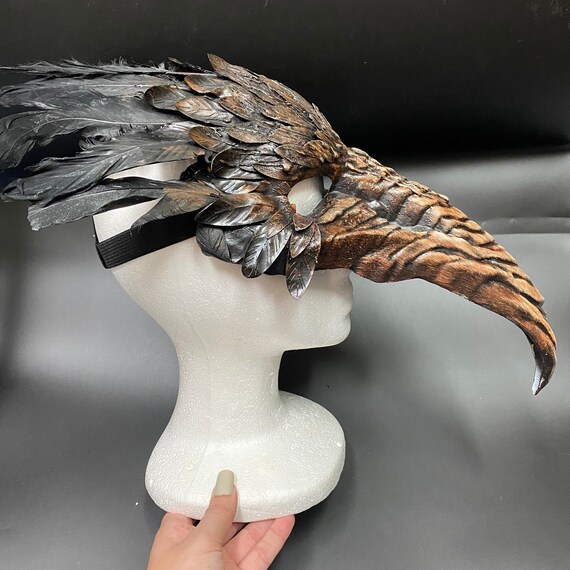 Bird Beak Costume ATTBEA Halloween Plague Doctor Costume With Bird
