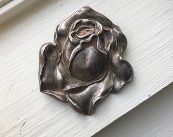 Repousse Brooch | Etsy