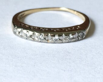 Keepsake Diamond Ring - Etsy