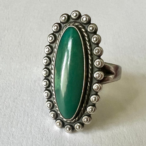 Green Turquoise Ring - Etsy
