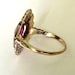 Antique 10k Bicolor Gold Ruby Shield Ring, Size 4.75 - Etsy