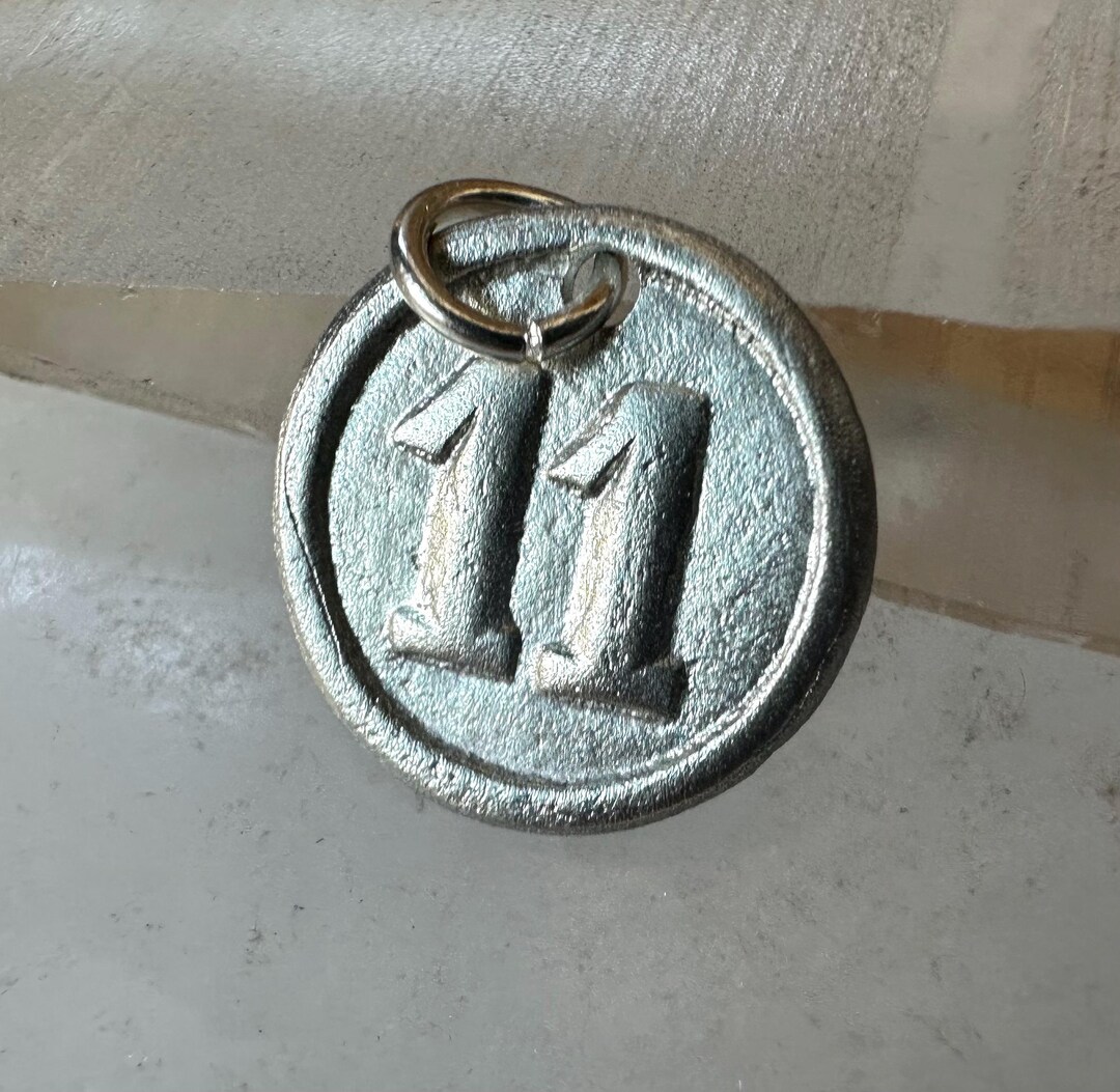New Reproduction Number 11 Pendant, 960 Silver - Etsy