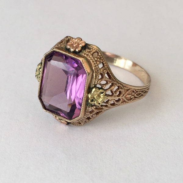 Antique Filigree Ring - Etsy