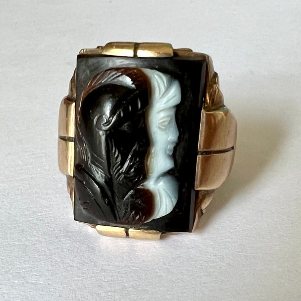 Sardonyx Ring - Etsy