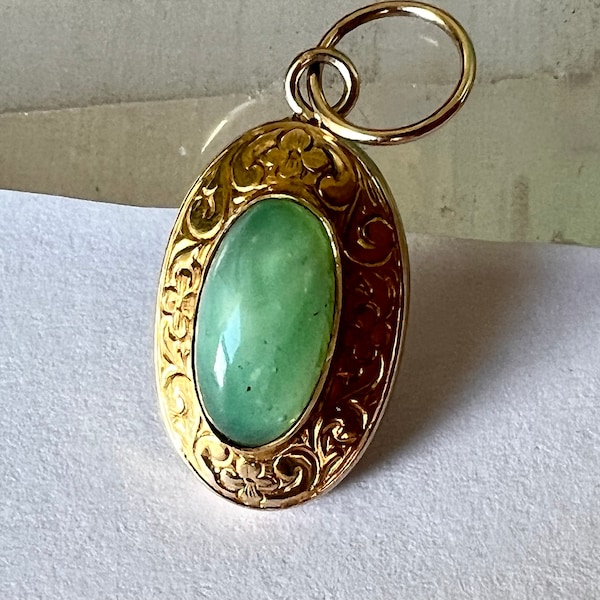 10k Gold Pendant - Etsy