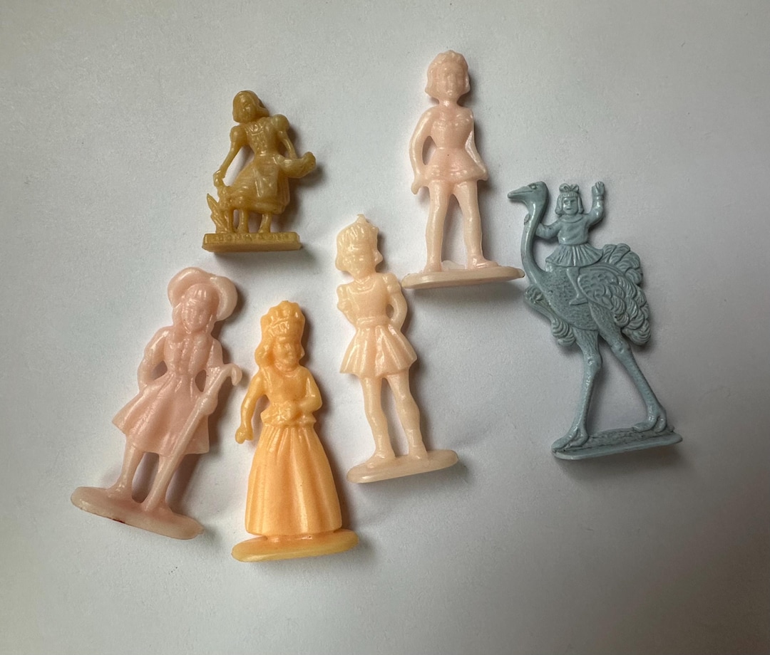 Six Little Cracker Jack People, Old - Etsy