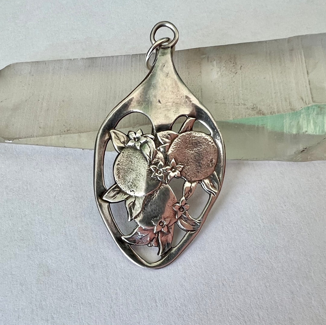 Vintage Sterling Handmade Spoon Pendant - Etsy