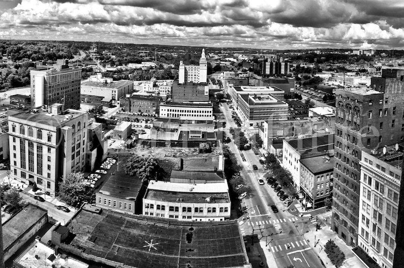 Downtown Youngstown , Ohio Skyline Panoramic - Etsy