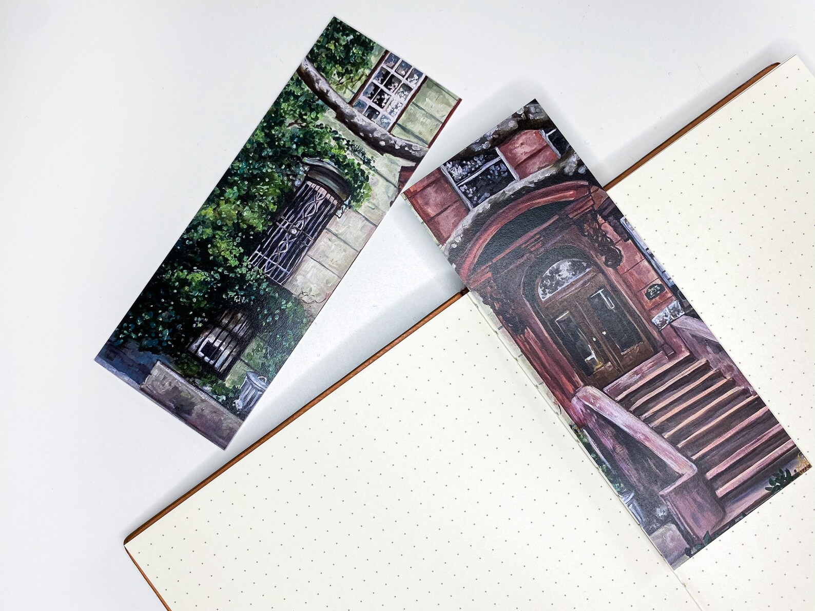 Building Art Bookmark 15 X 5.5cm Double-sided Bookmark - Etsy