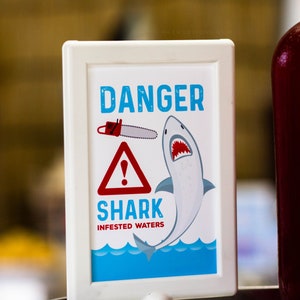 Shark Party Signs Sharknado Inspired Party Boy Birthday - Etsy