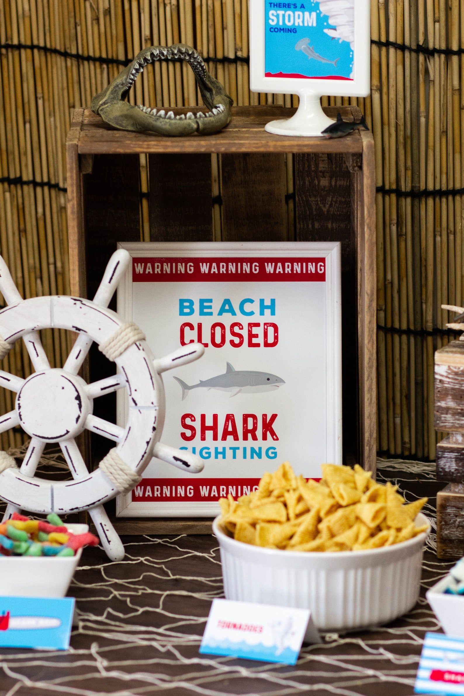 Shark Welcome Signs Shark Party Decor Sharknado Inspired - Etsy