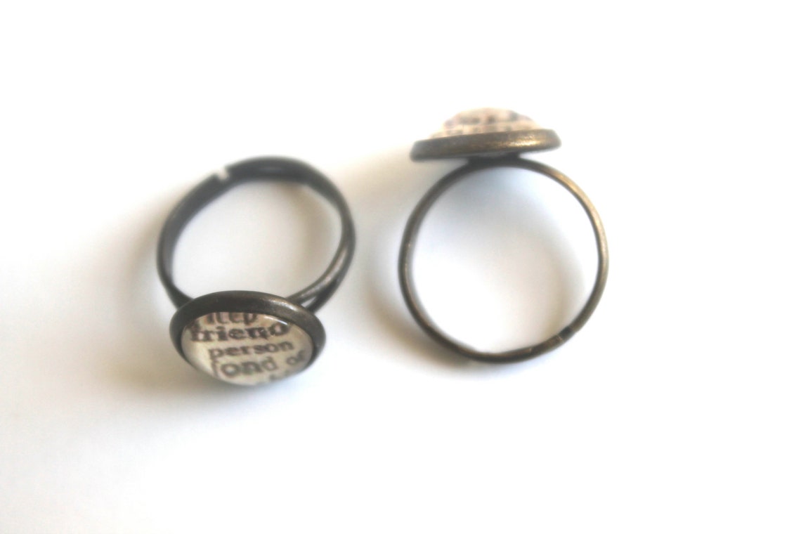 Three Best Friends Forever Rings - Etsy