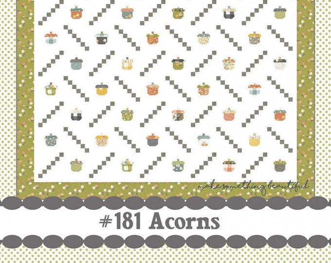 Acorns Quilt Pattern by Coriander Quilts corey Yoder - Etsy