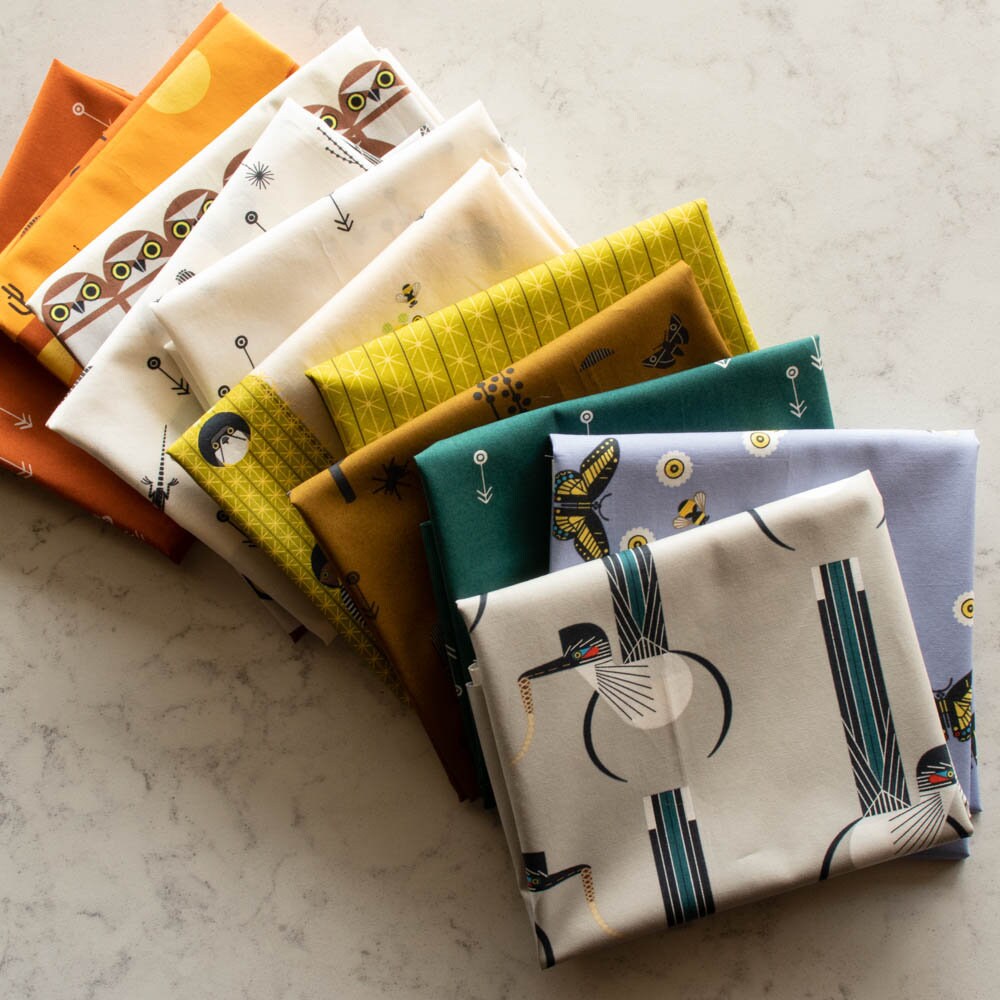 Full House Poplin the Desert Collection Charley Harper - Etsy