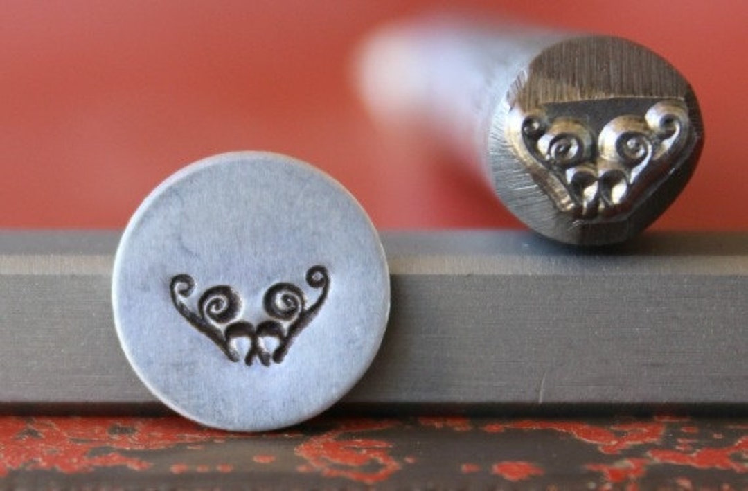 Swirl Border Metal Design Stamp - Metal Stamp - Metal Stamping and ...