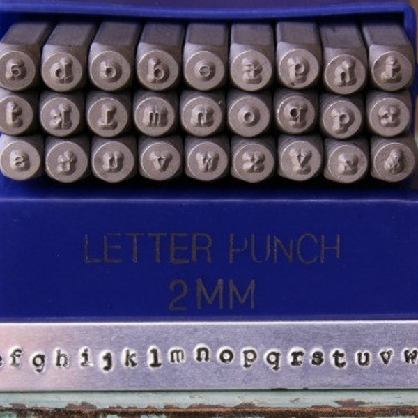 2mm Metal Alphabet Stamp - Etsy