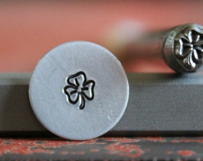Clover Flower Metal Design Stamp - Metal Stamp - Metal Stamping and ...