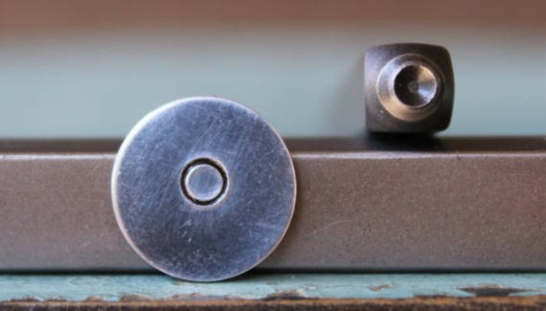 Supply Guy 3mm Circle or Degree Symbol Metal Design Stamp - Metal Stamp ...