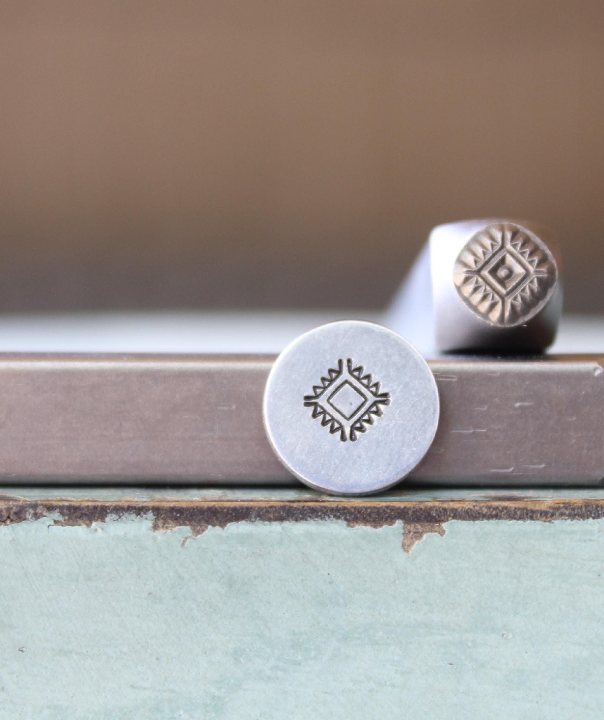 Metal Stamp Holder Brand New 8mm Mountain Scene Metal Design Stamp ...