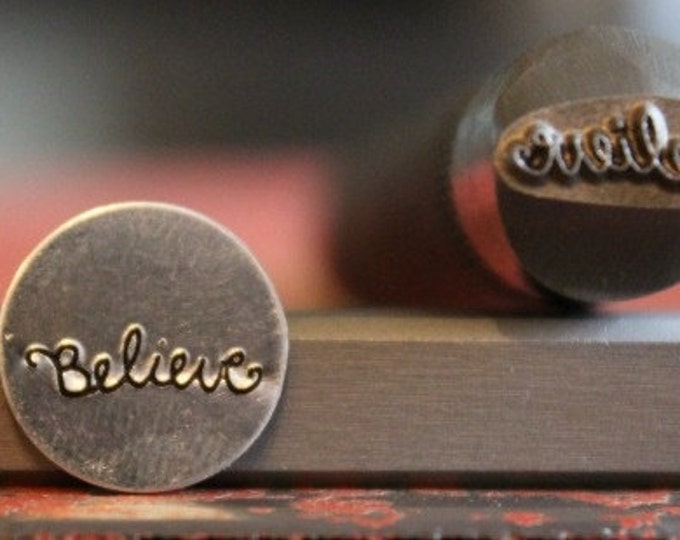 Advantage Series "believe" Word Metal Design Stamp - Made in the USA ...