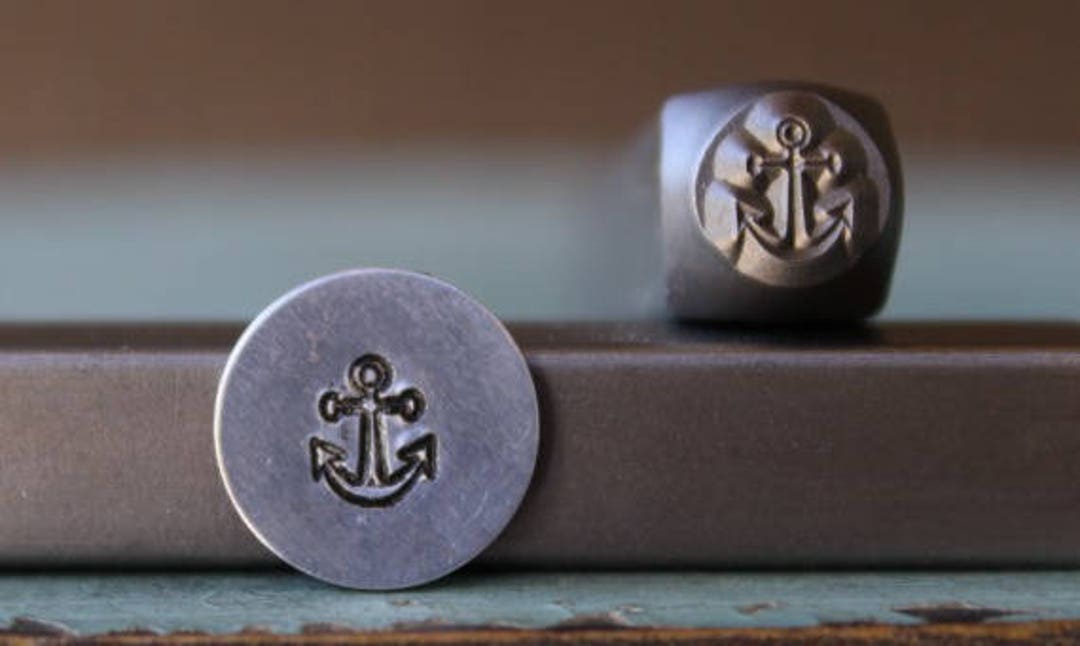 Supply Guy 6mm Anchor Metal Design Stamp - Metal Stamp - Metal Stamping ...