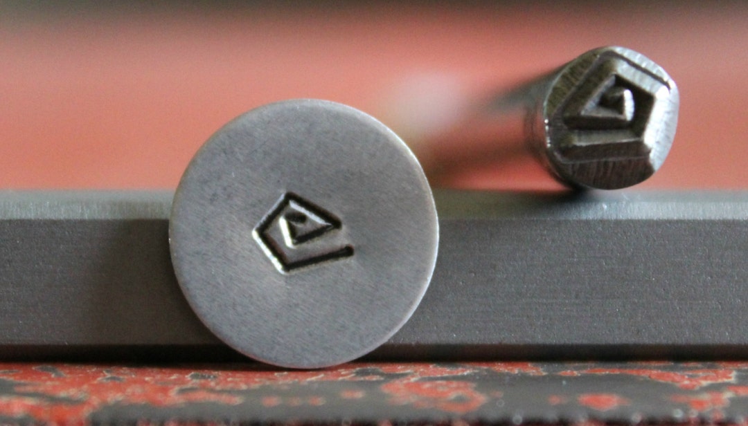 Whimsicle Design Square Swirl Metal Design Stamp - Metal Stamp - Metal ...