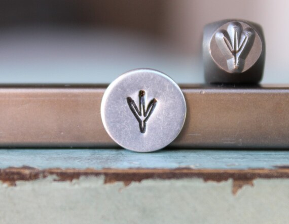 Brand New 5mm Chicken Foot Metal Design Stamp Metal Stamp | Etsy