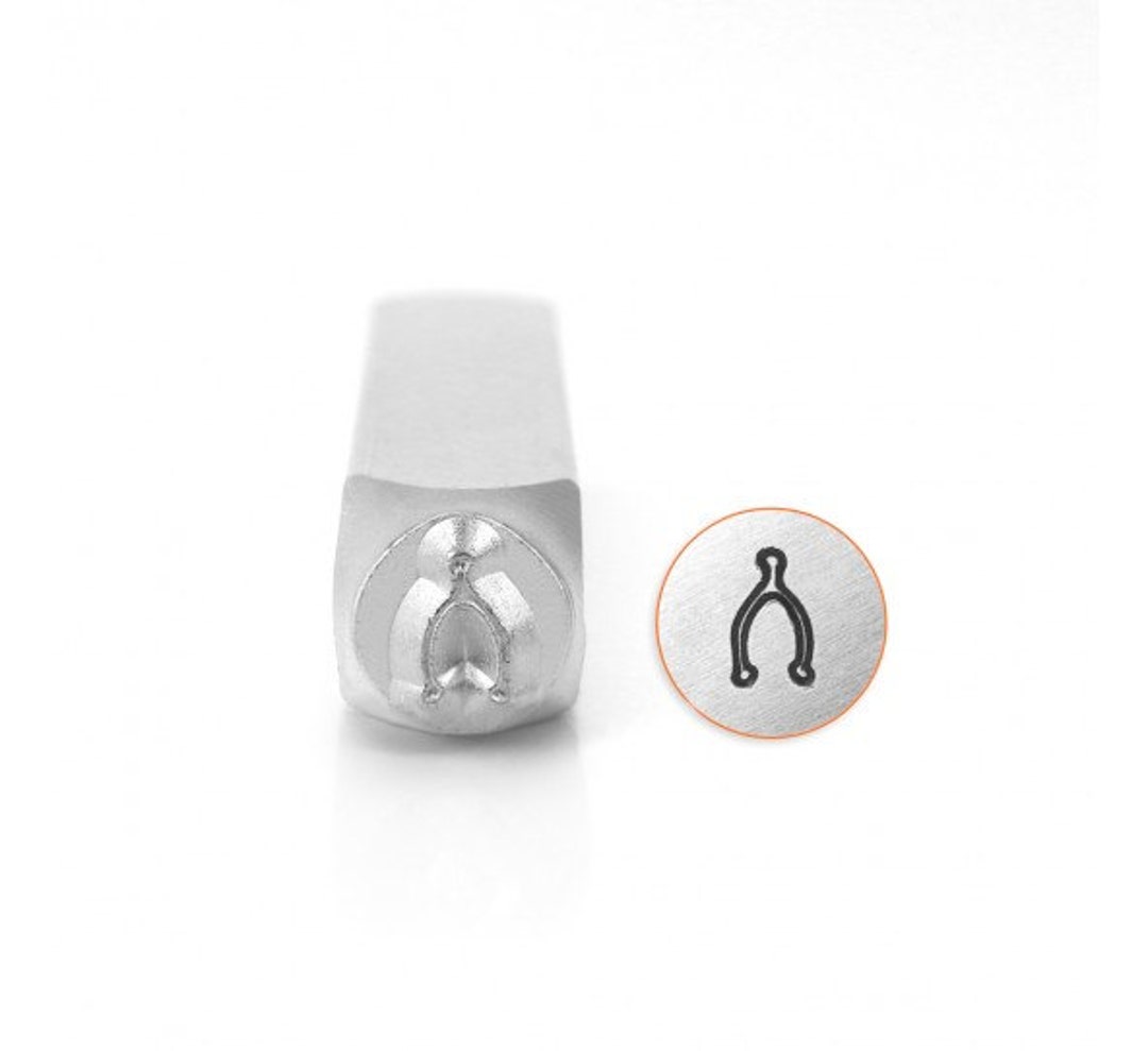 Impress Art 6mm Wishbone Metal Design Stamp - Metal Stamp - Metal ...