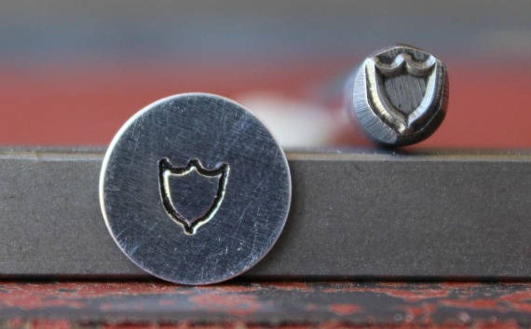 Police Badge Metal Design Stamp - Metal Stamp - Metal Stamping and ...