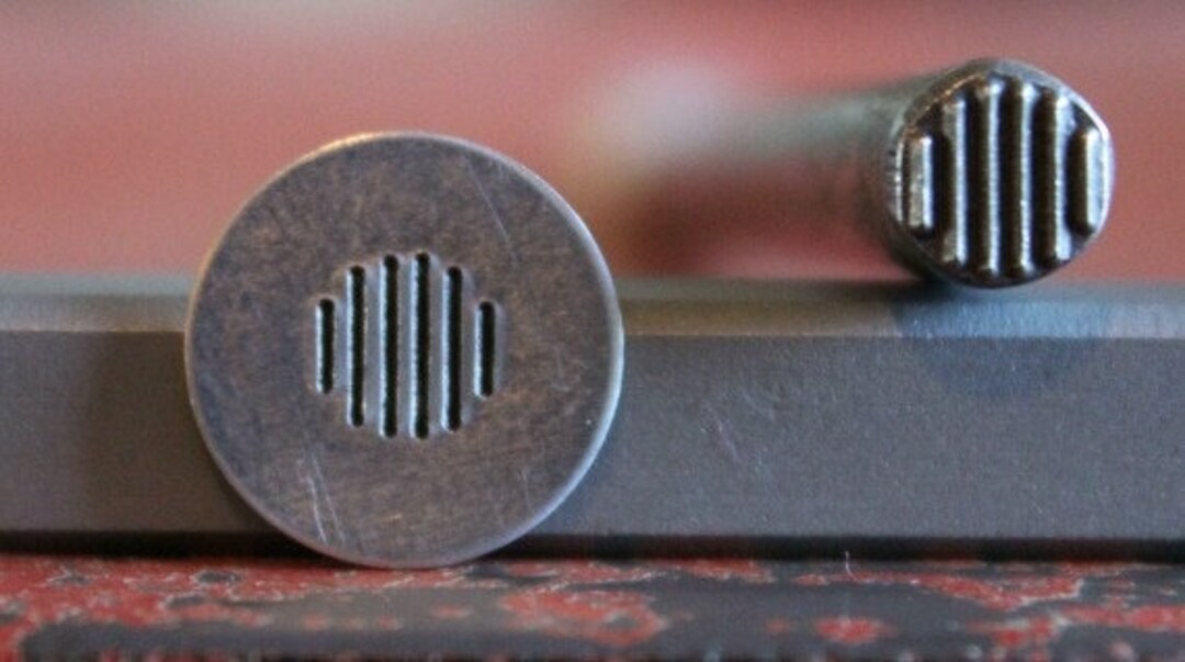 Verticle Line Metal Design Stamp - Metal Stamp - Metal Stamping and ...