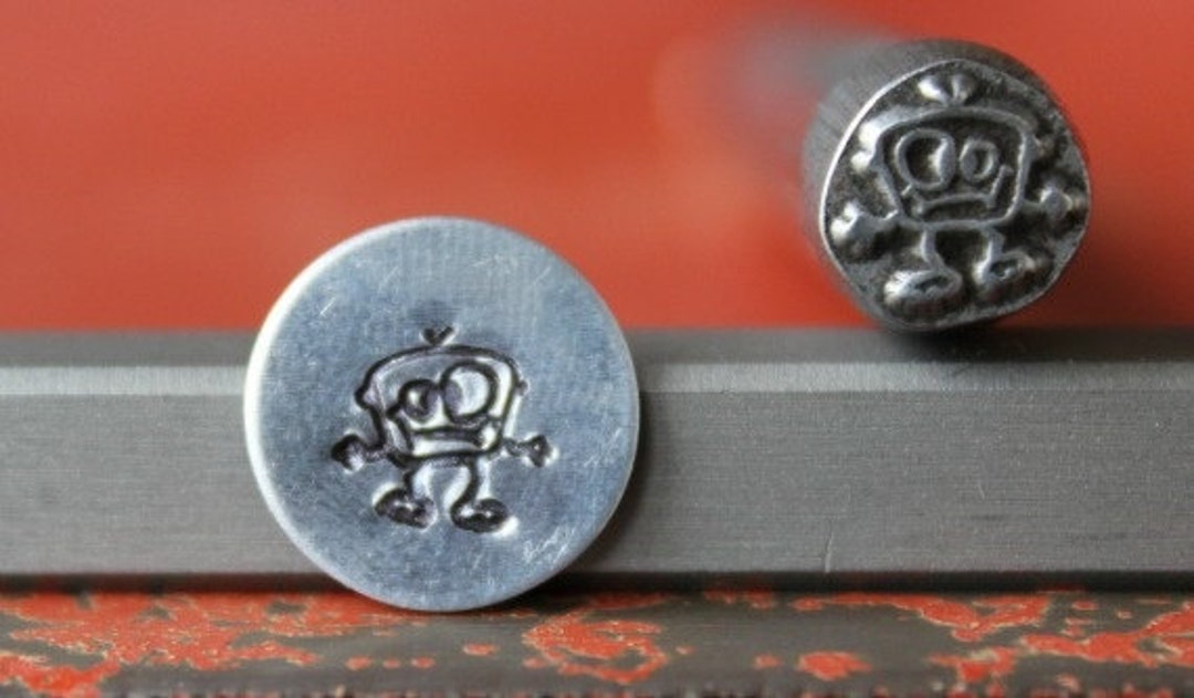 Martian Man Metal Design Stamp - Metal Stamp - Metal Stamping and ...
