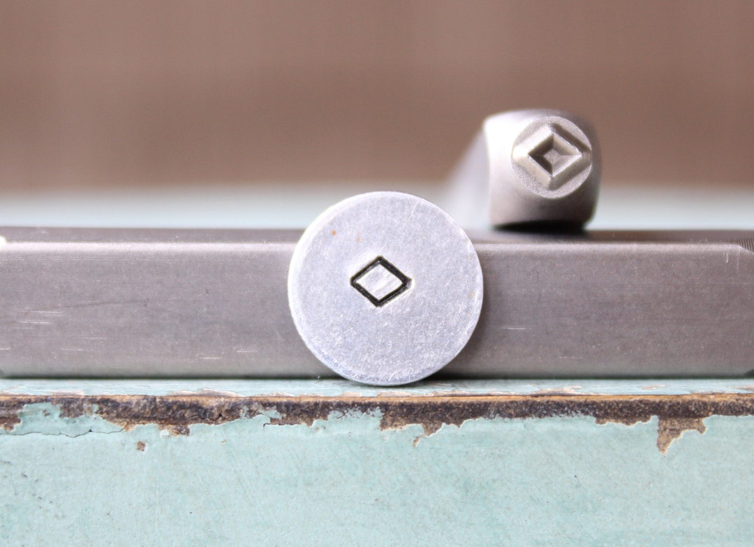 Supply Guy 4mm Diamond Stamp Metal Design Stamp Metal Stamp Metal ...