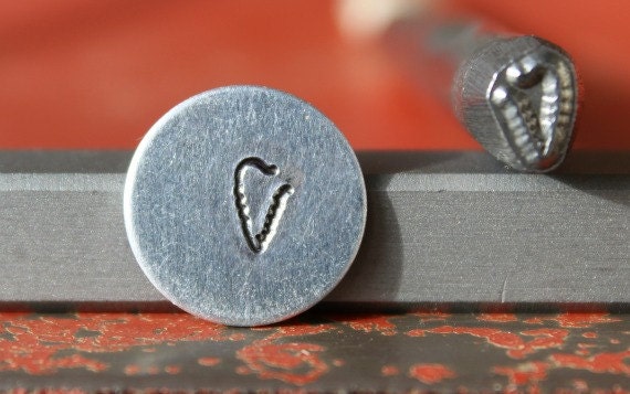 Left Angel Wing Metal Design Stamp Metal Stamp Metal Stamping and ...