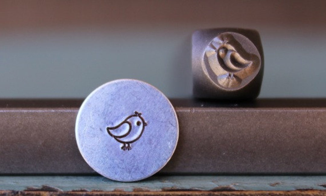 Brand New 5mm Chickie Bird Metal Design Stamp Metal Stamp Metal ...