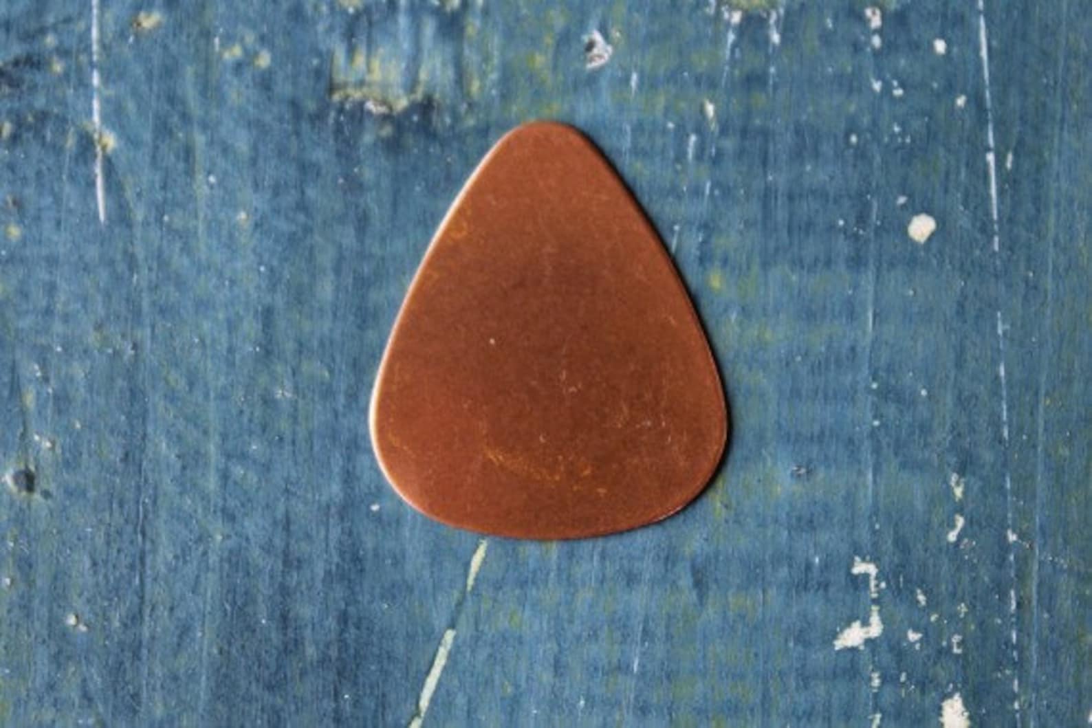 10 Deburred choose Your Metal 31mm X 26mm Guitar Pick | Etsy