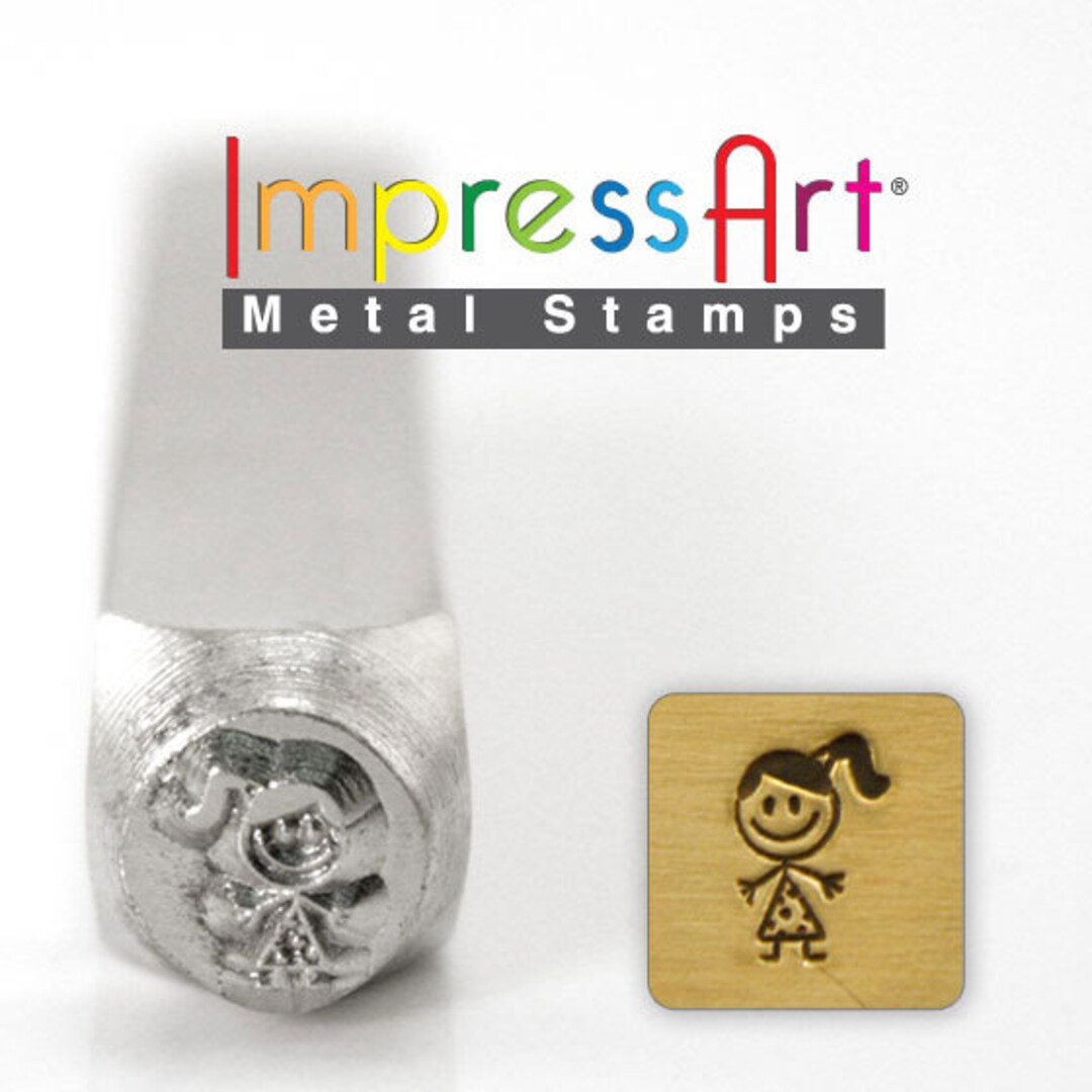 Impress Art 6mm Sara DIY Jewelry Making Metal Design Stamp - Stamping ...