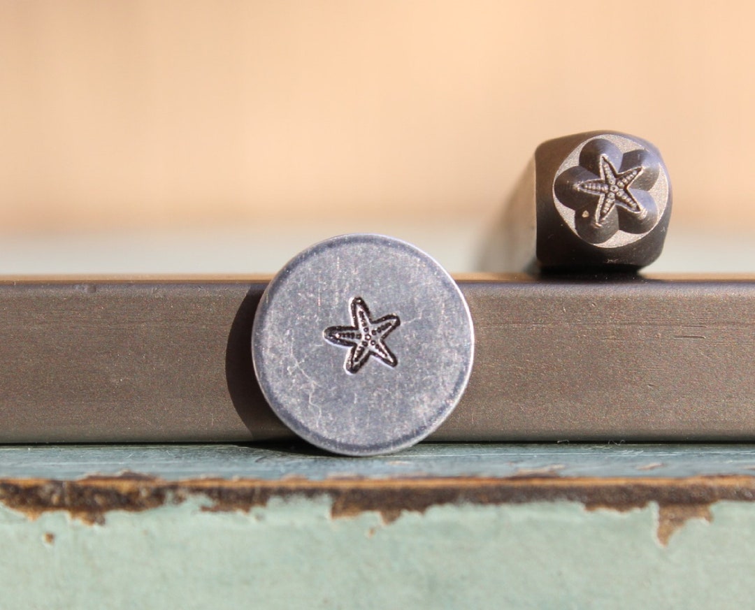 4mm Ocean Starfish DIY Jewelry Making Metal Design Stamp - Stamping Kit ...