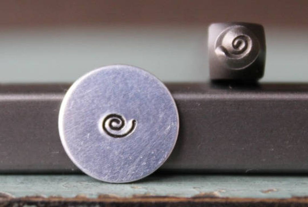 Brand New 3mm Mini Swirl Metal Design Stamp Metal Stamp Metal Stamping ...