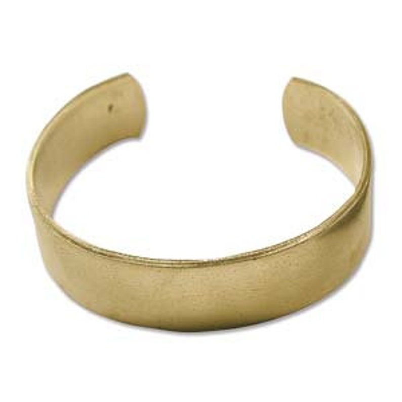 Brass Metal Bracelet Cuff - Metal Bracelet Cuff- Flat 3/4" Wide - 1 ...