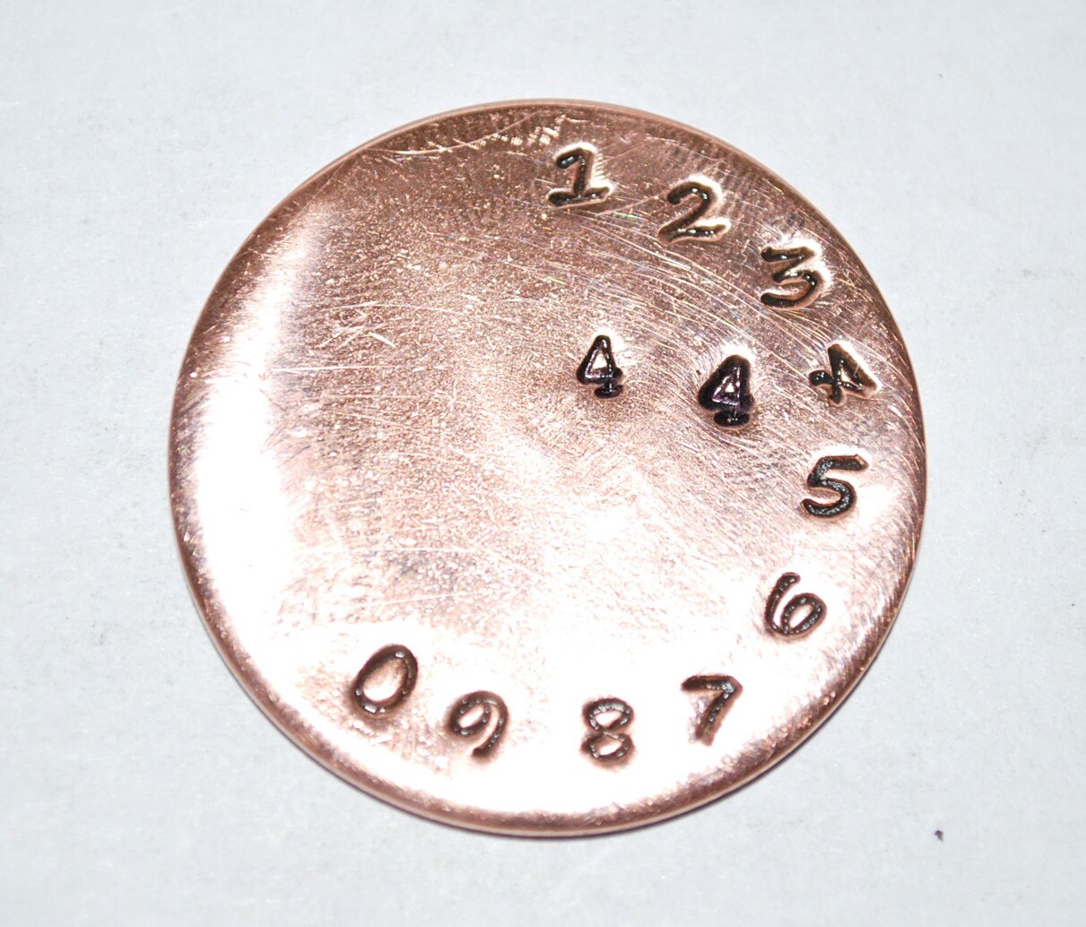 2mm Modern Font Metal Number Stamp Set Metal Letter | Etsy