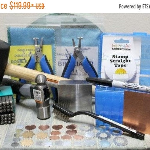 Metal Stamp Kit Jewelry Making and Metal Stamping Tools - Etsy