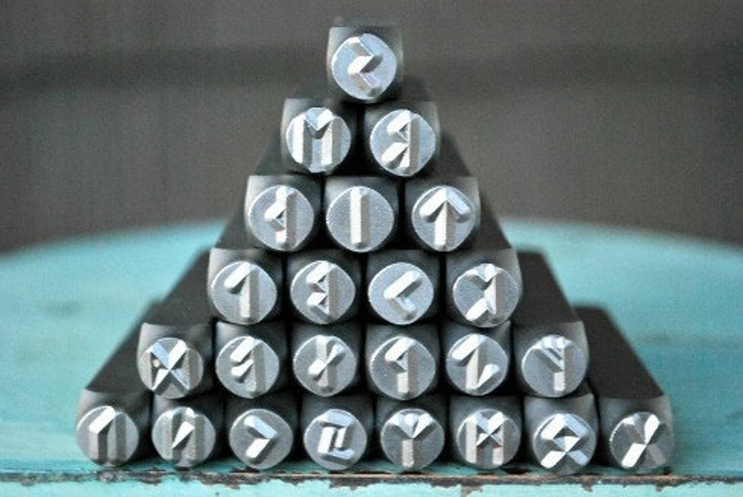 Supply Guy 6mm Viking Rune 27 Stamp Set- 6MM Jewelry Metal Stamps- SGCH ...